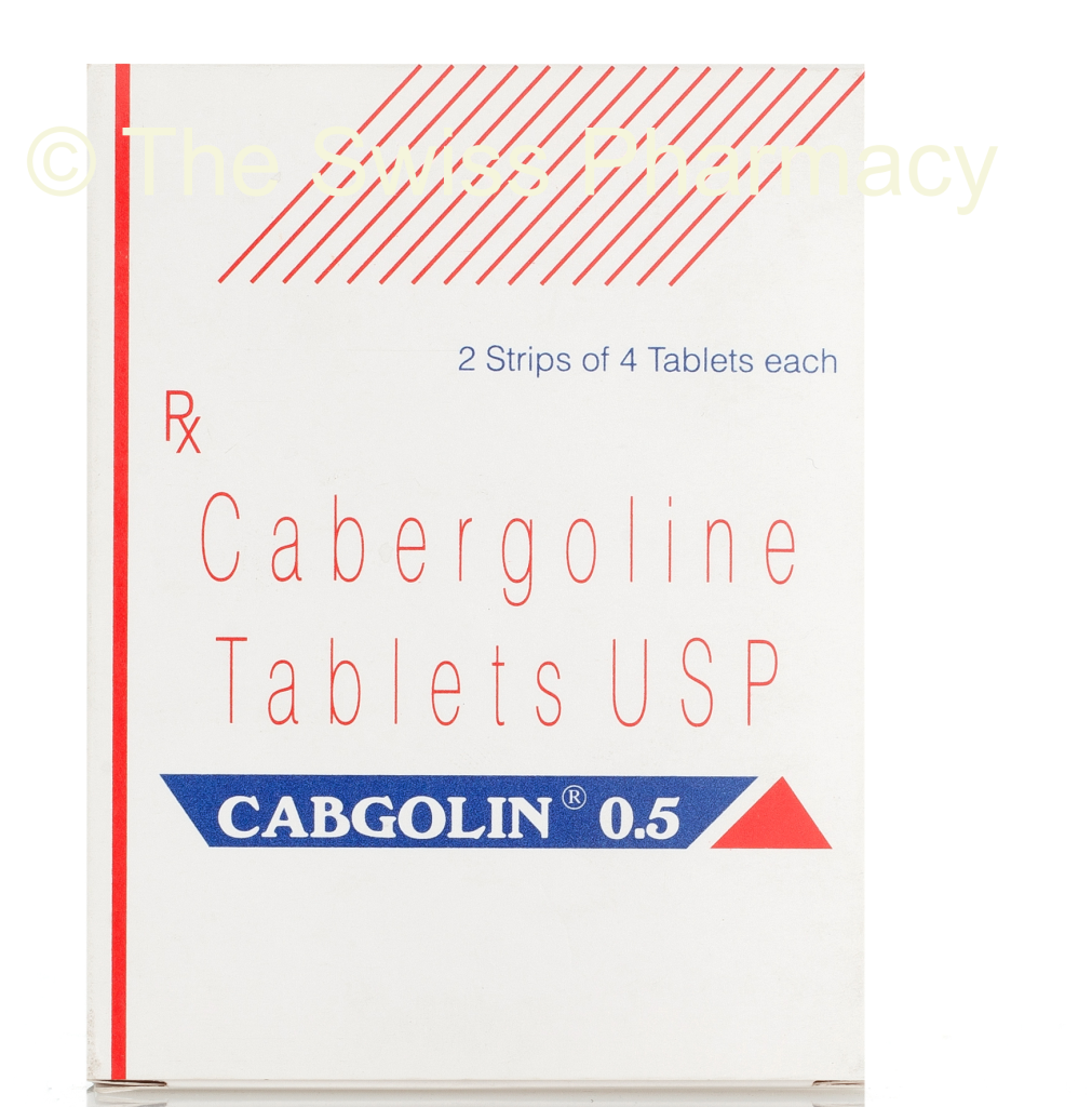 Cabgolin Tablets 0.25mg & 0.5 mg | Side Effects | Buy at $2.25