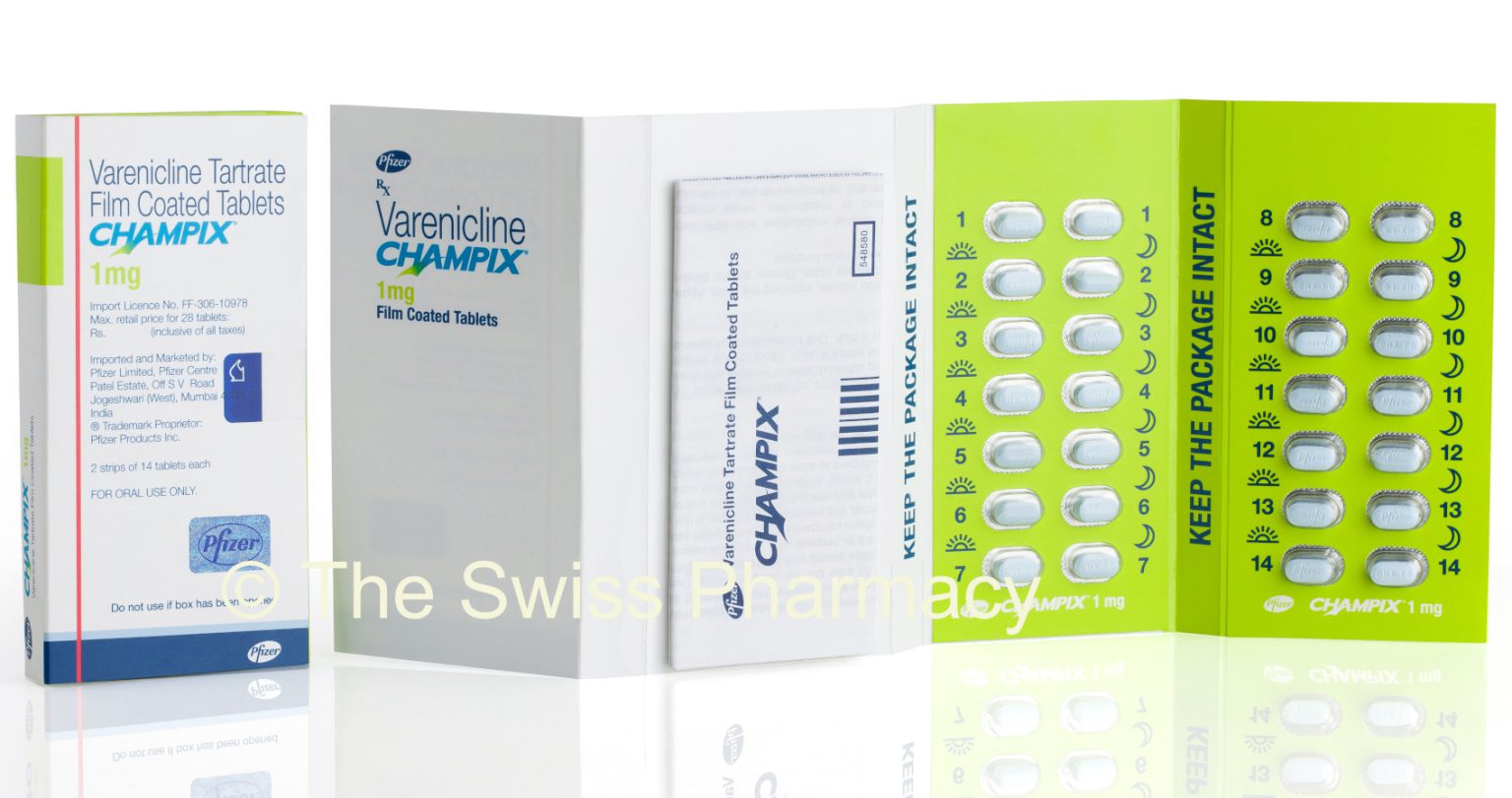 Champix Starter Pack | Varenicline tartrate 0.5 mg & 1 mg Tablets